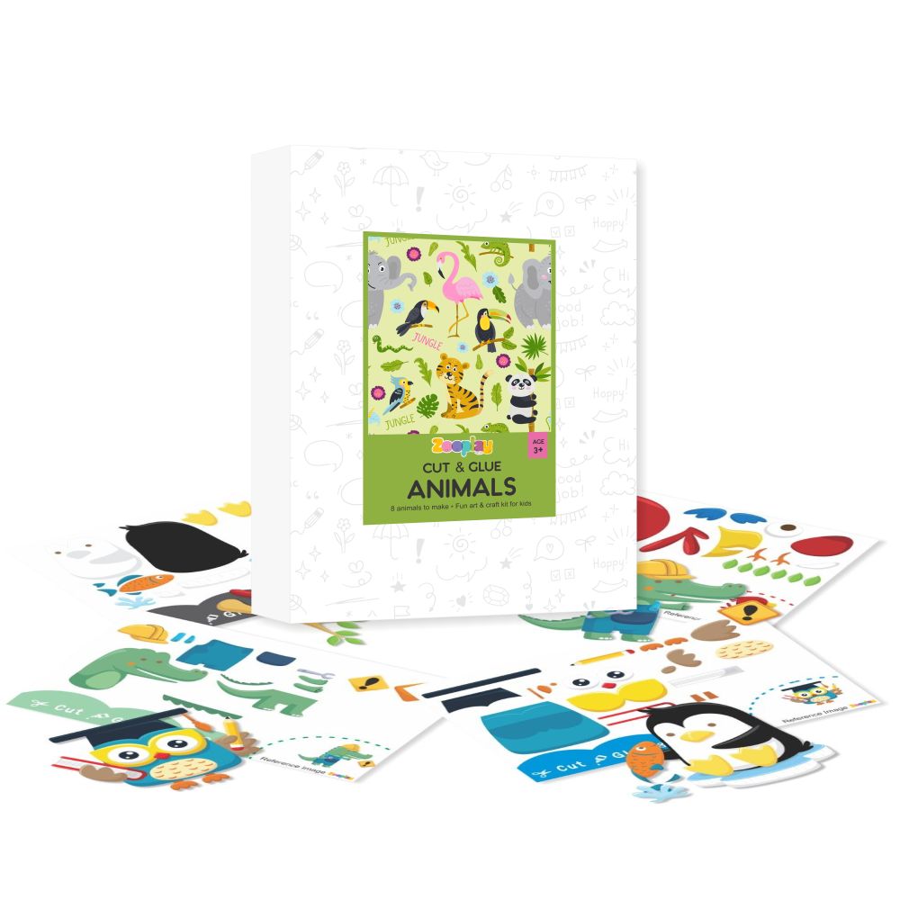 Cut & Glue Activity | Animals – mumma.com