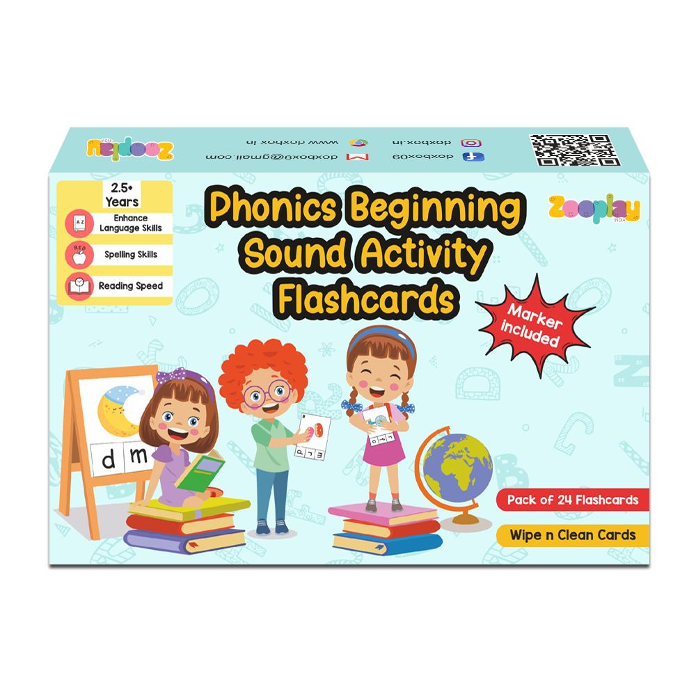 Phonics Beginning Sound Activity Flashcards | Pack Of 24 – mumma.com