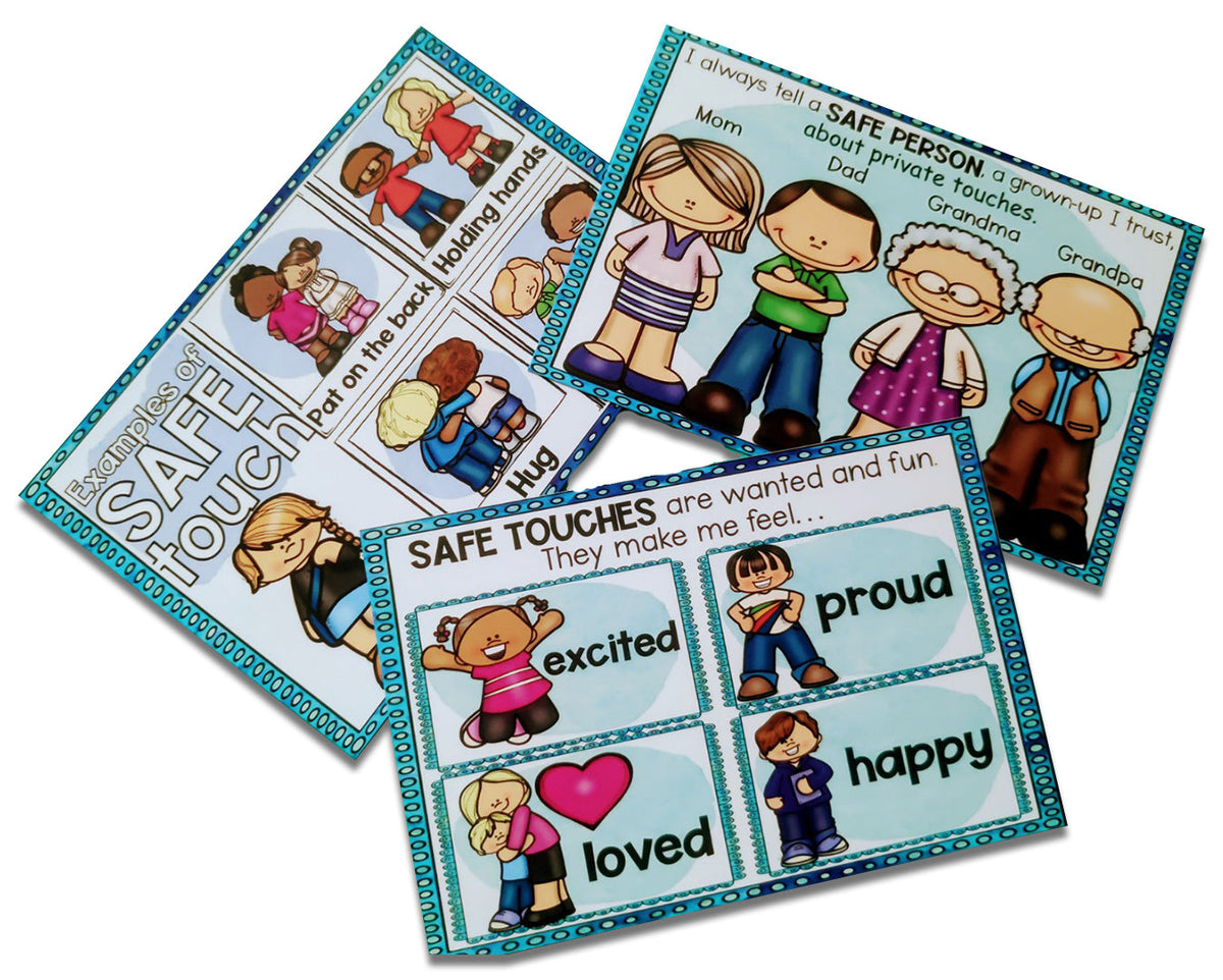 Safe And Unsafe Touch Flashcards – mumma.com