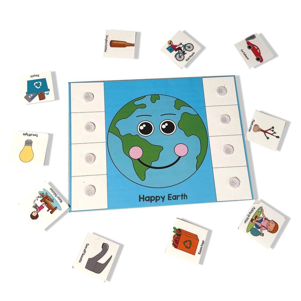 Happy Earth Sad Earth Sorting Activity – mumma.com