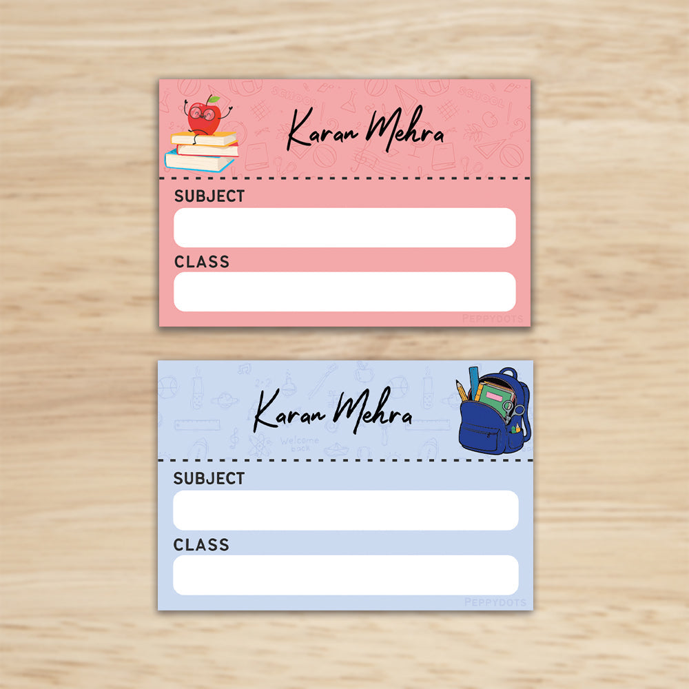 Personalised mini School Book Labels | School Kit – mumma.com