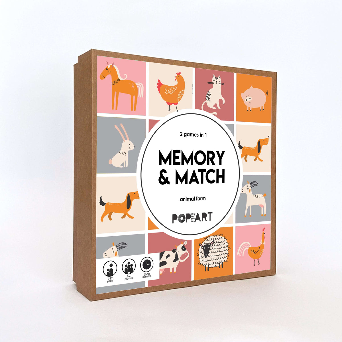 Memory and Match Game - Farm Animals – mumma.com