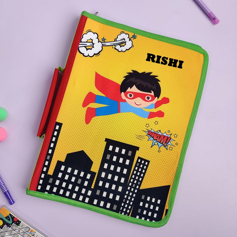 Personalised Expanding Folder | Superhero – mumma.com