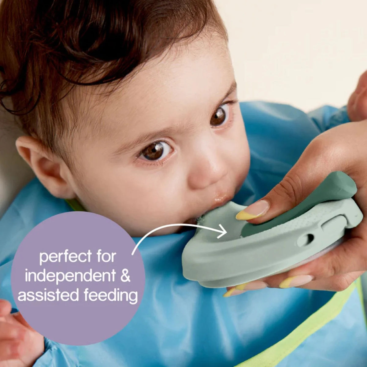 Fill + Feed Silicone Feeding Pouch | Sage Green – mumma.com