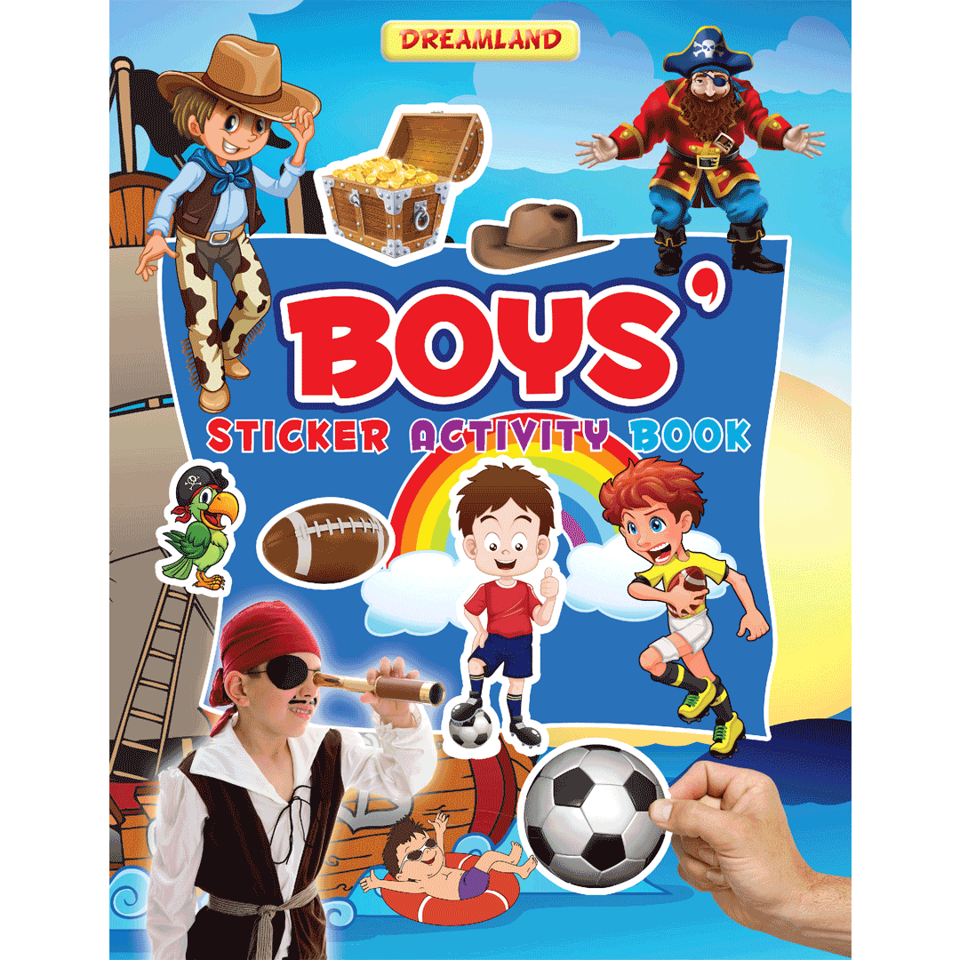 Sticker Activity Book - Boys – mumma.com
