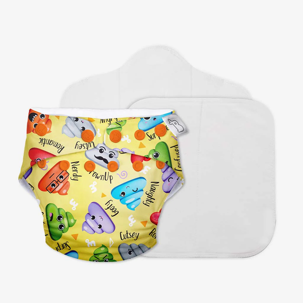 Freesize UNO Cloth Diaper | Poopy Face – mumma.com