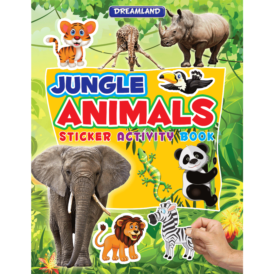 Sticker Activity Book - Jungle Animals – mumma.com
