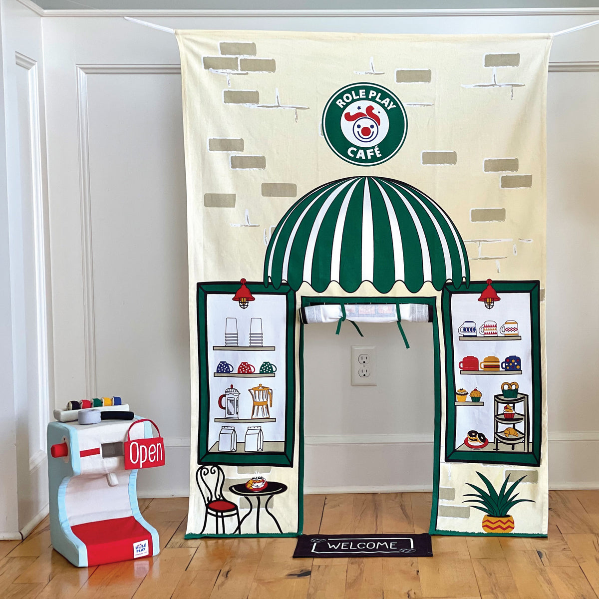 Coffee Shop Doorway Portal Play & Espresso Machine Set – mumma.com