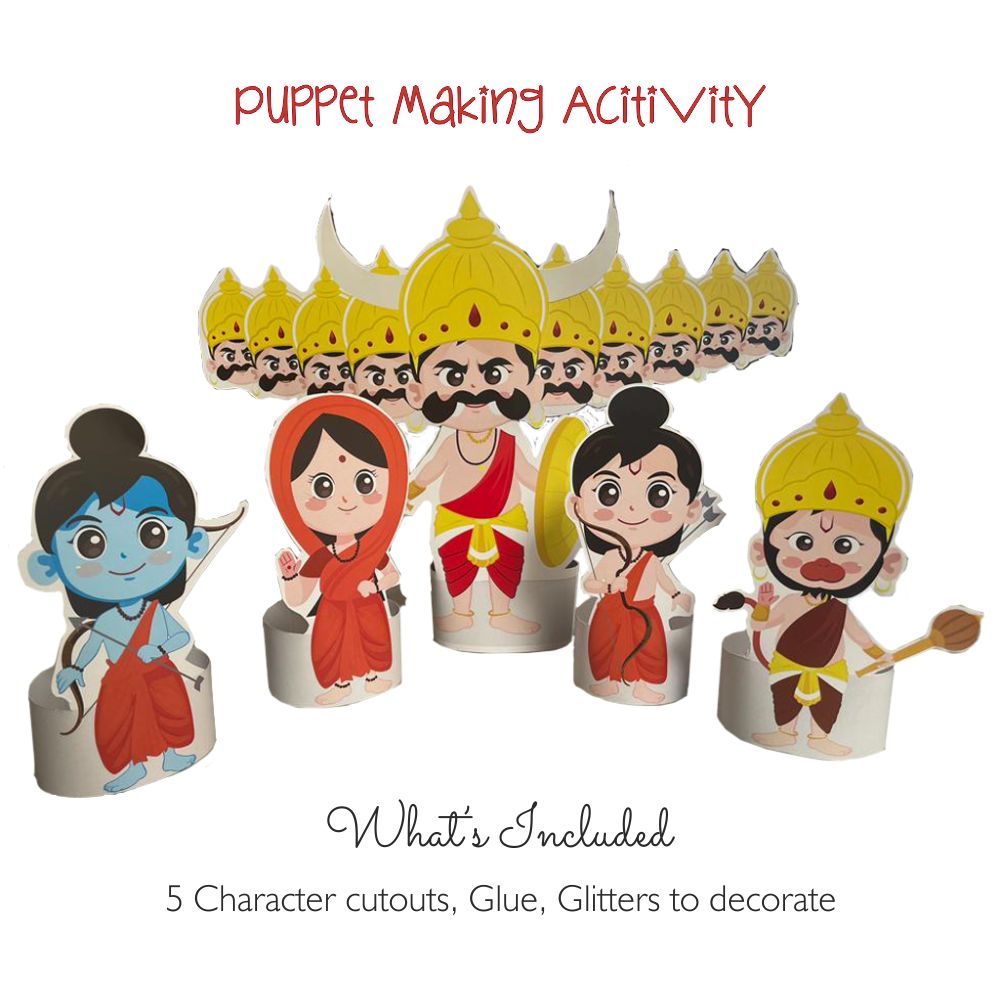 Ramayan Characters Puppet Making Activity – mumma.com