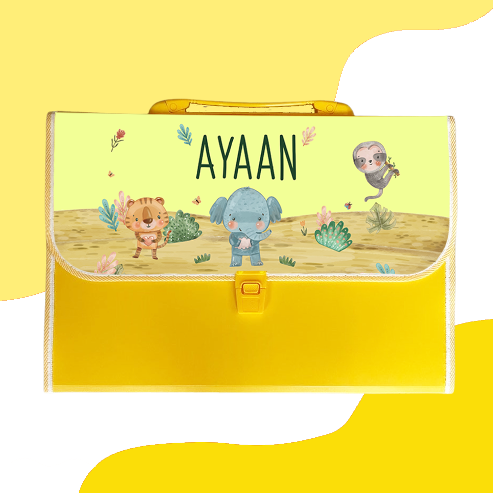 Personalised Expanding Folder | Animals – mumma.com