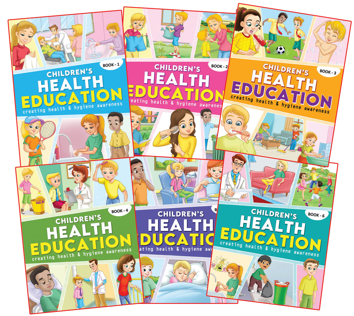 Childrens Health Education Books (A set of 6 Books) – mumma.com
