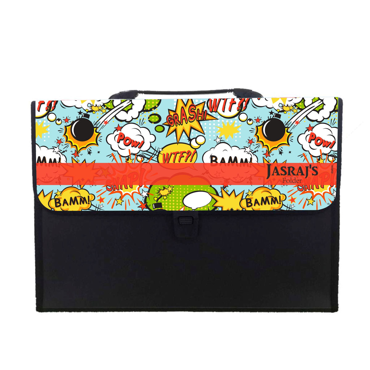 Personalised Expanding Folder | Comic – mumma.com