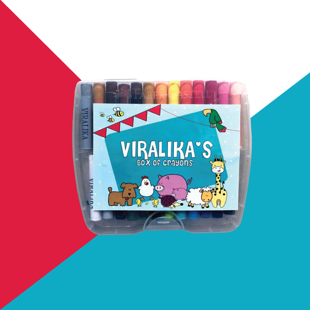 Personlaised Crayons Box | Farm Animals – mumma.com