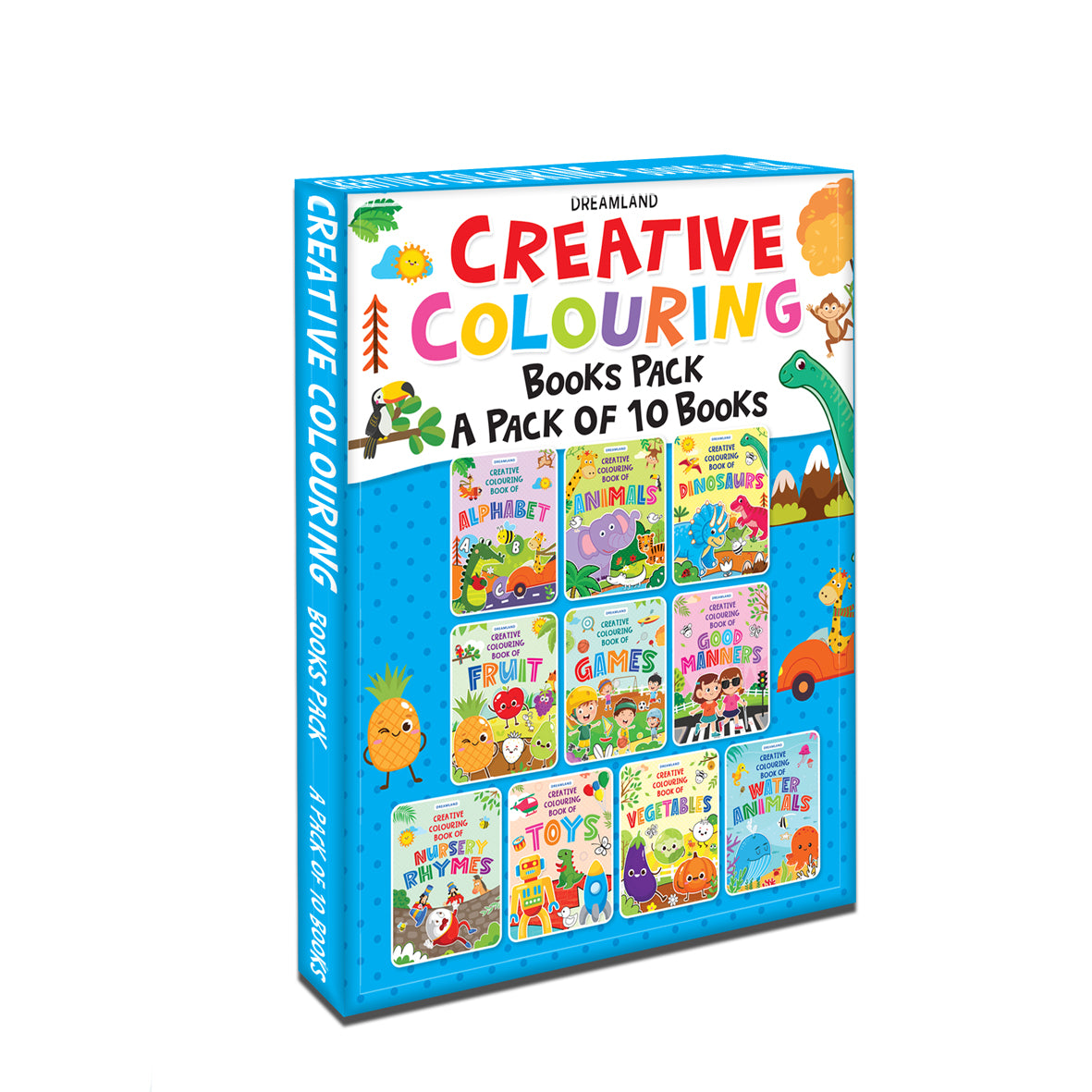 Creative Colouring book - 10 titles (Pack) – mumma.com