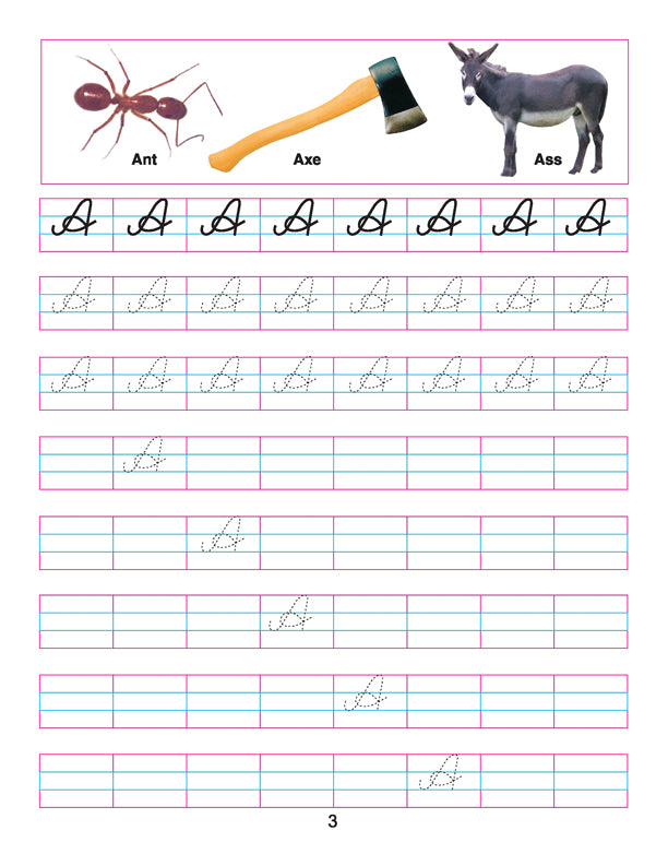 Cursive Writing Book (Capital Letters) Part A – mumma.com