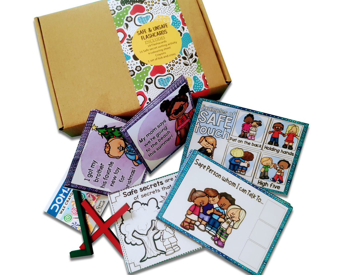 Safe And Unsafe Touch Flashcards – mumma.com