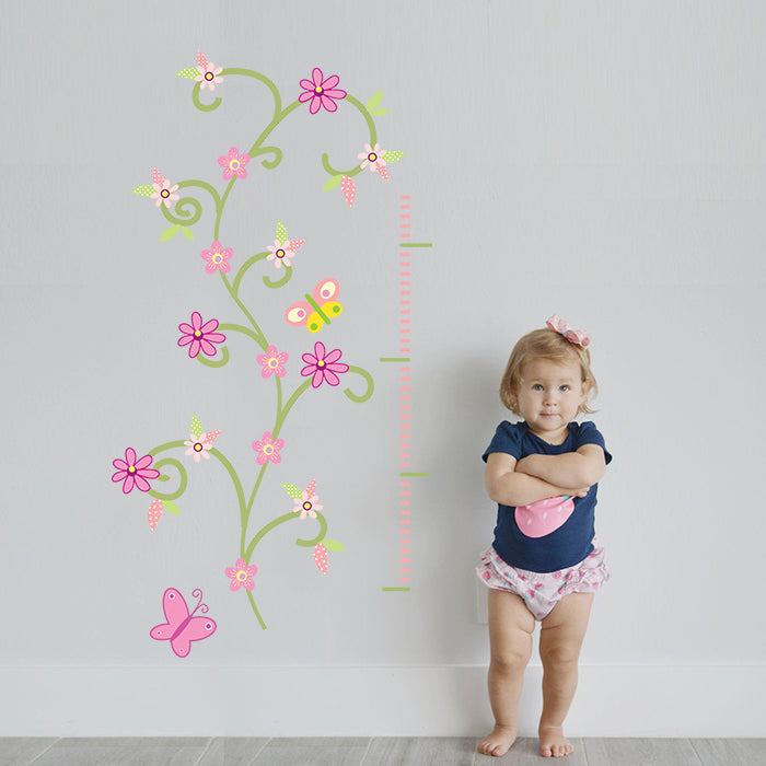 Grow Along Flower | Height Chart Wall Sticker – mumma.com