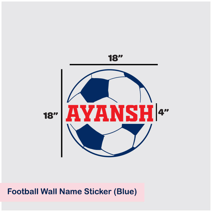Football | Wall Name Sticker – mumma.com