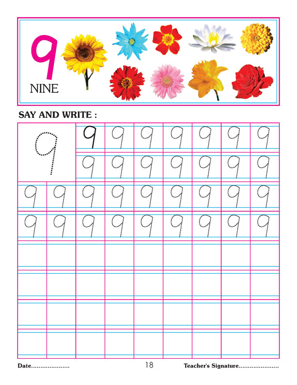Number Writing Book 1-50 – mumma.com