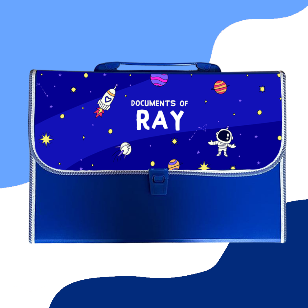Personalised Expanding Folder | Outer Space – mumma.com