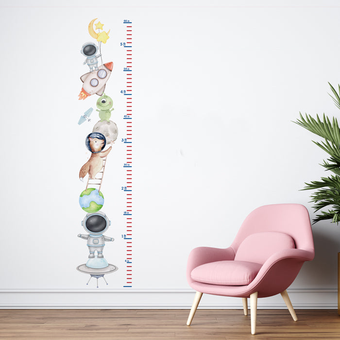 Grow Along Outer Space | Height Chart Wall Sticker – mumma.com