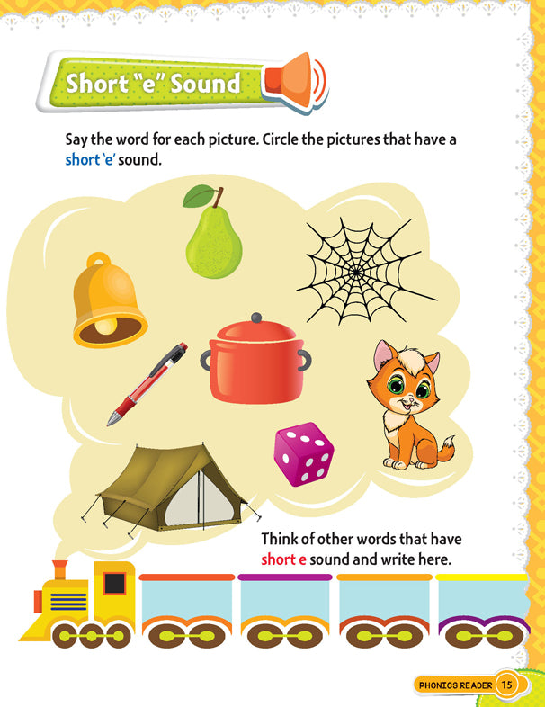 Phonics Reader- 2 (Short and Long Vowel Sounds) Age 5+ – mumma.com