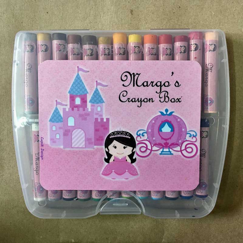 Personalised Crayon Box Set | Princess – mumma.com