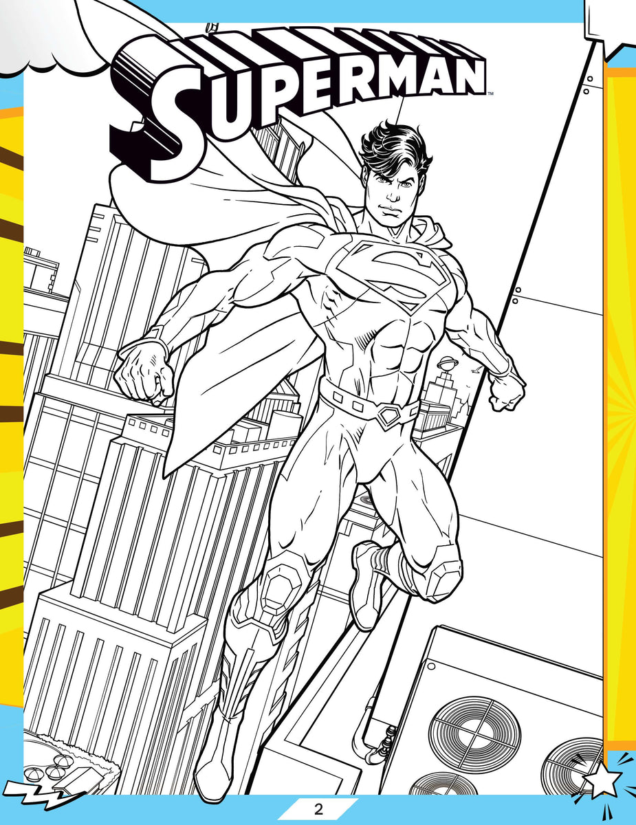 Superman Activity and Colouring Book – mumma.com