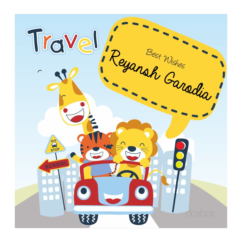 Personalised Gift Tags | Tiger On Ride – mumma.com