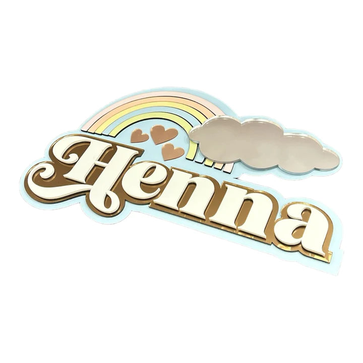 3 Layer Name Plaque | Colourful Corner – mumma.com