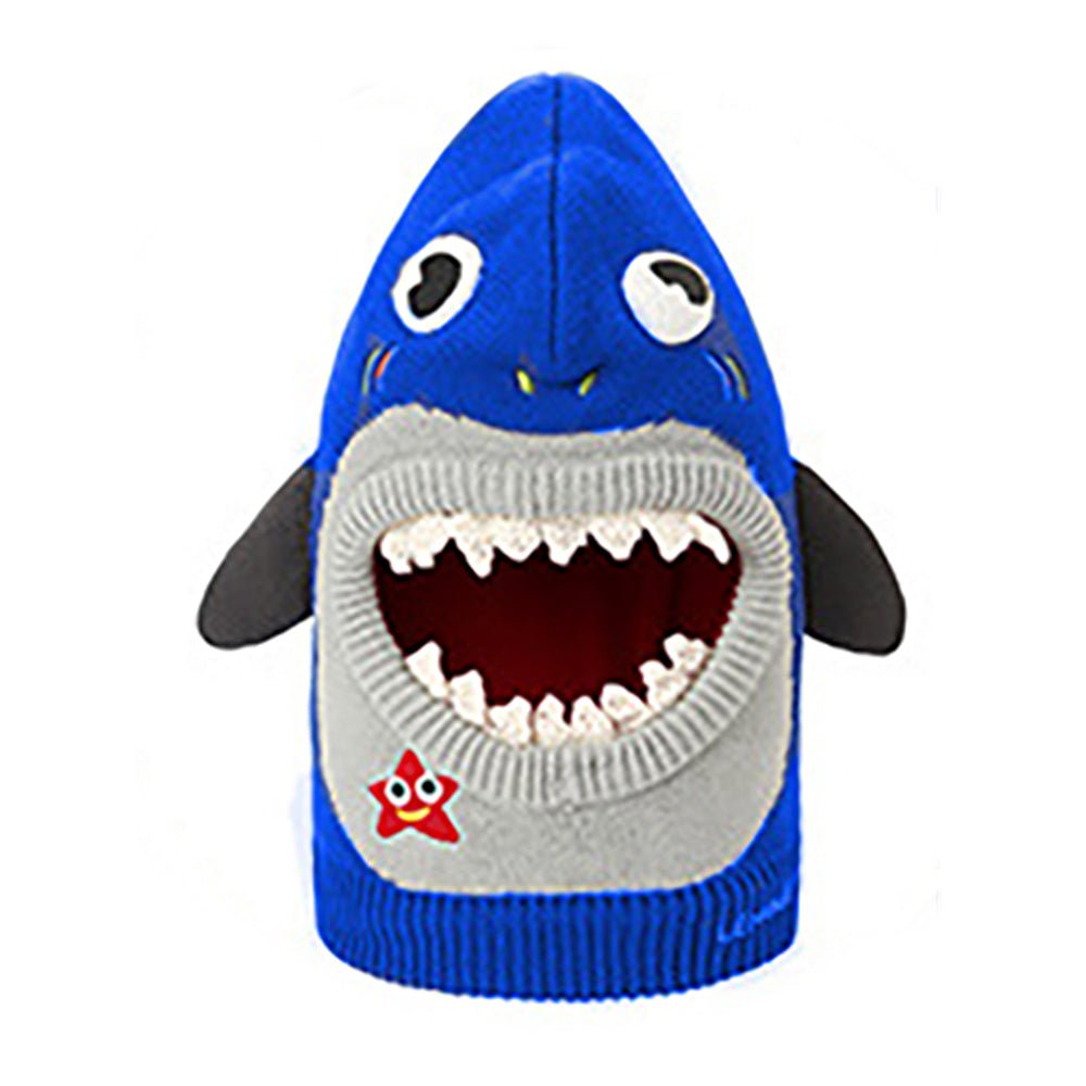 Knitted Starfish Shark theme Winter Cap covering Neck , Ears and Head ...