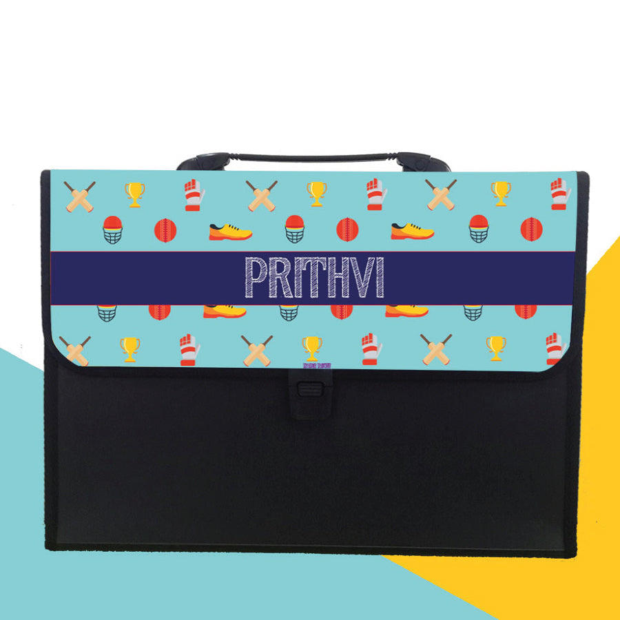 Personalised Expanding Folder | Cricket – mumma.com