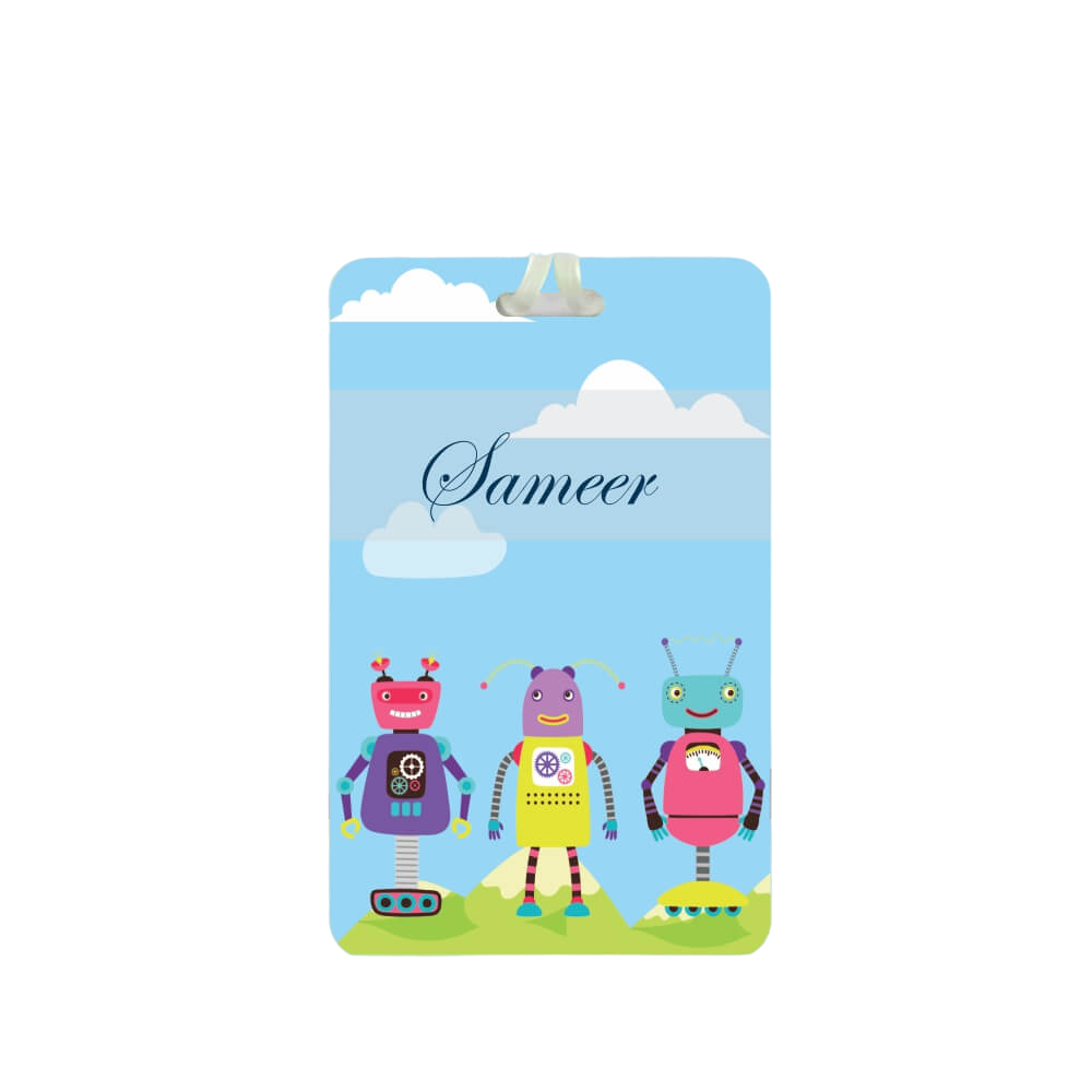 Personalised Luggage Tag | Robot – mumma.com