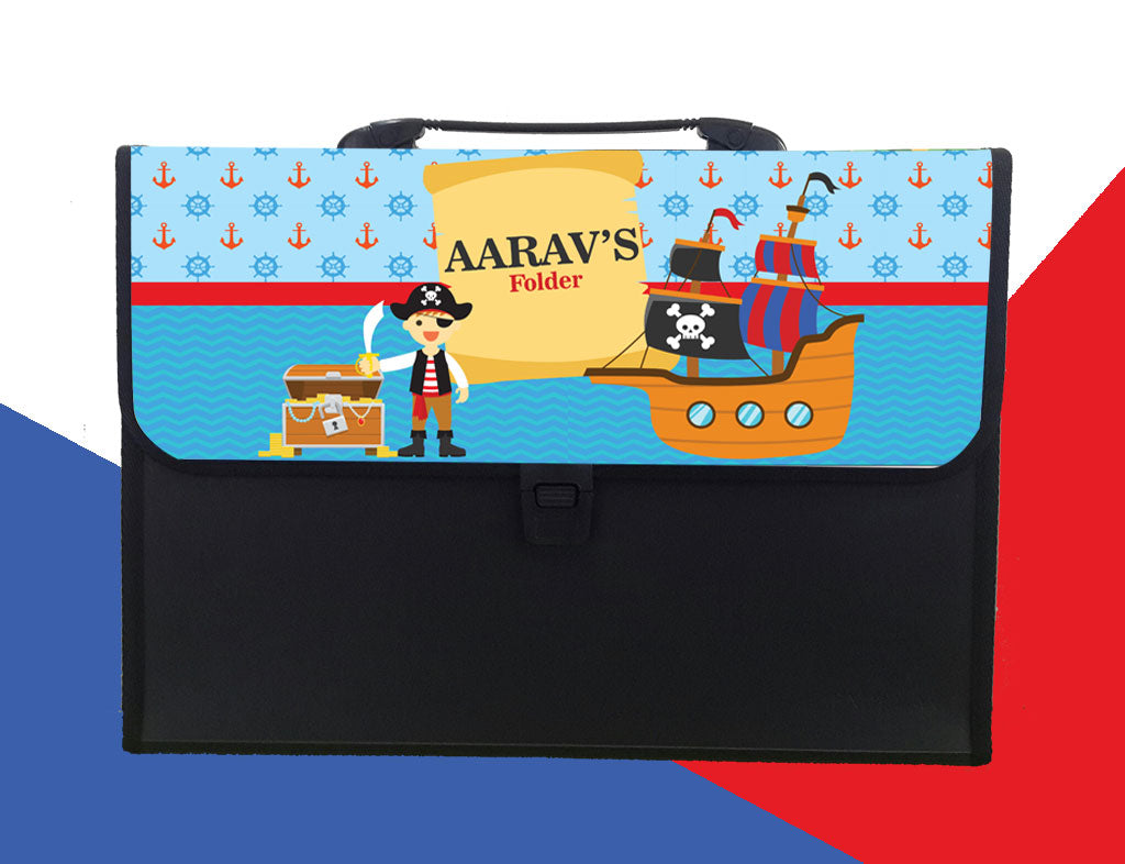 Personalised Expanding Folder | Pirates – mumma.com
