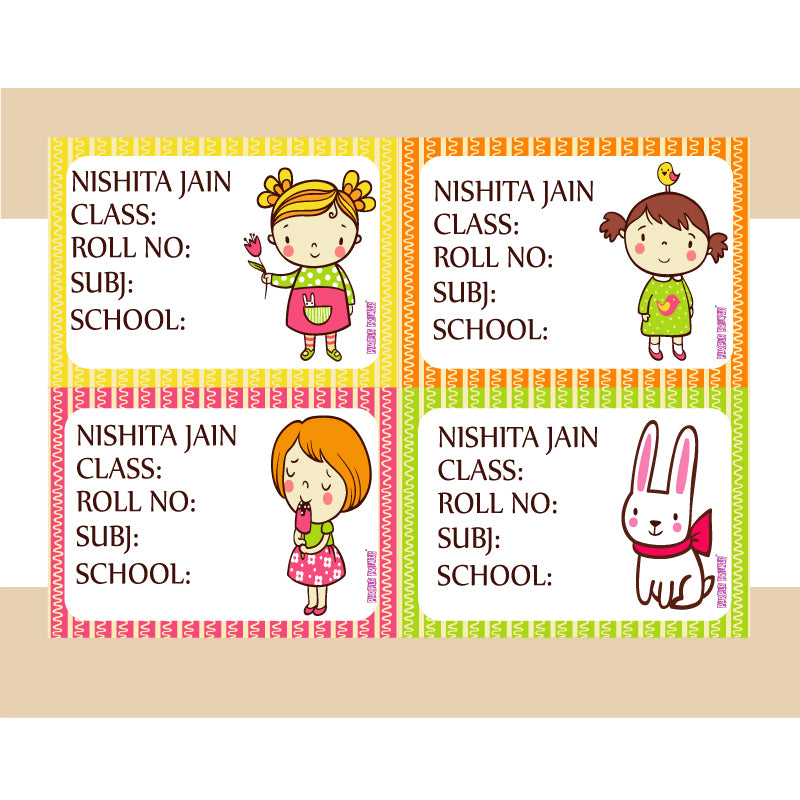 Personalised Book Labels | Little Miss – mumma.com