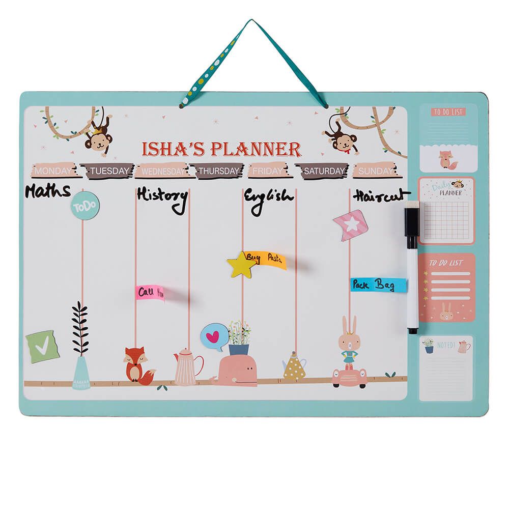 Personalised Magnetic Planner | Swinging Monkey – mumma.com